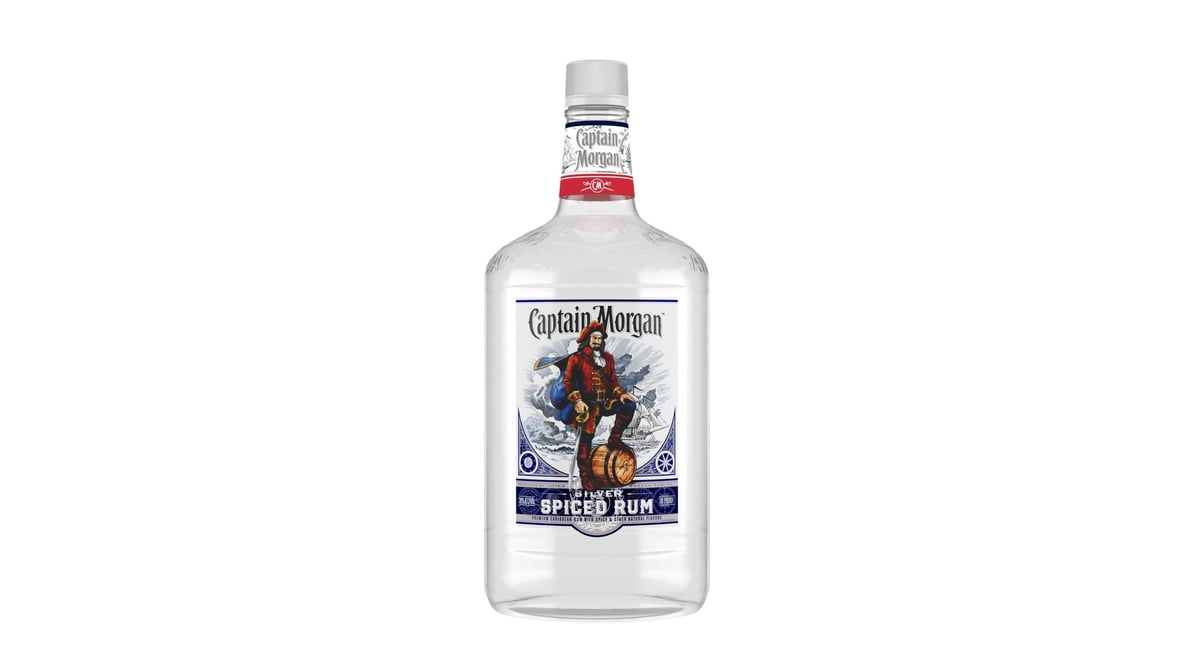 Captain Morgan Silver Spiced Rum Bottle (1.75 L) - Tilt Liquor