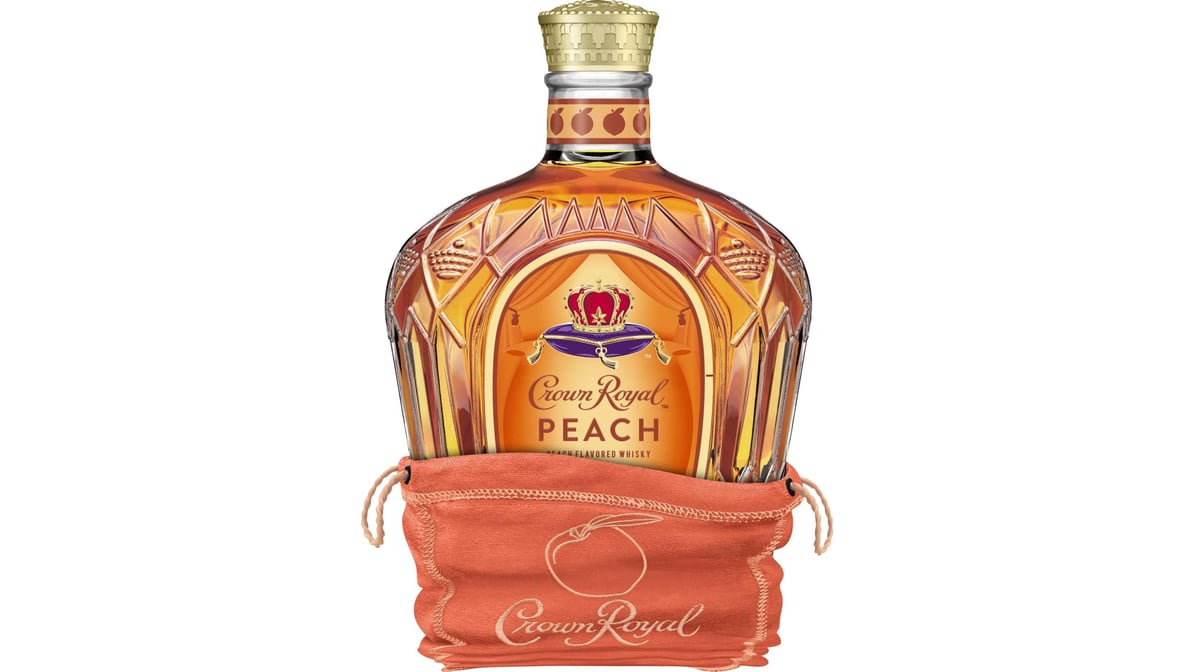 Crown Royal Peach Flavored Whisky Bottle (750 ml) - Tilt Liquor